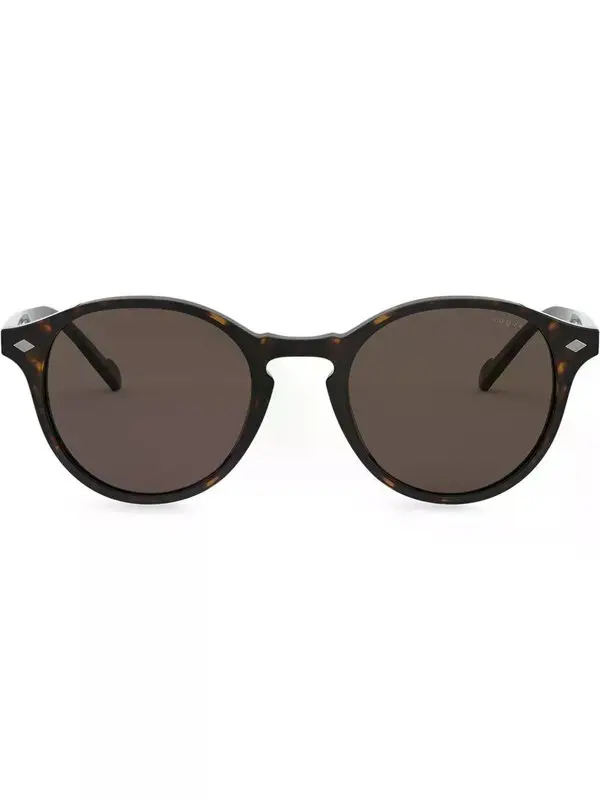 VOGUE EYEWEAR Oval Frame Sunglasses - Brown