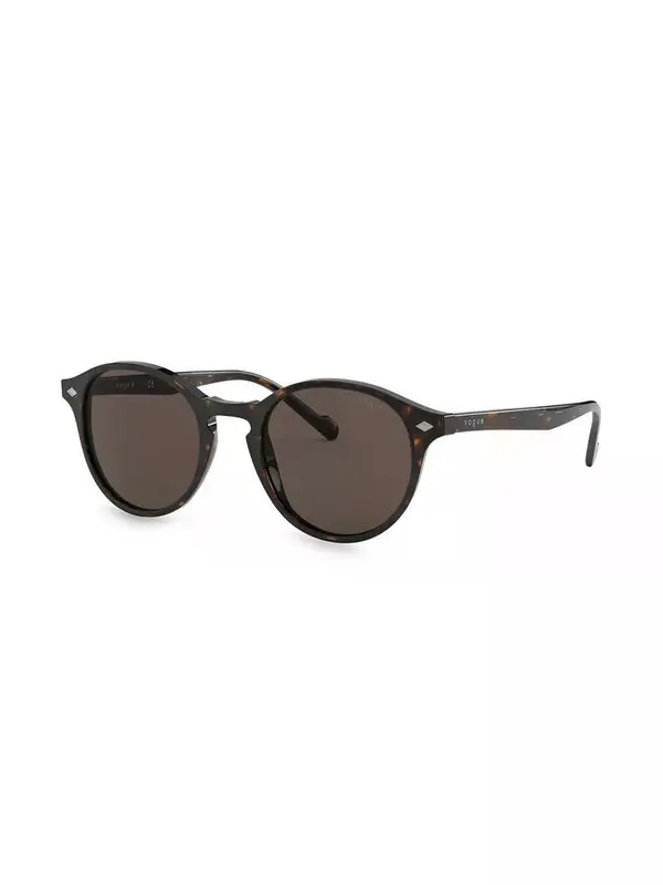 VOGUE EYEWEAR Oval Frame Sunglasses - Brown