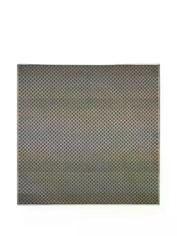 Gucci Gg Jacquard Scarf - Grey
