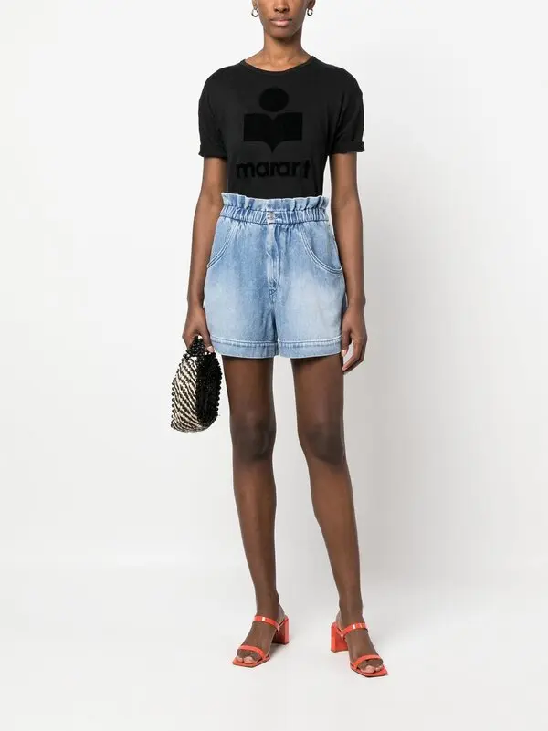 MARANT ETOILE Koldi Logo T-shirt - Black