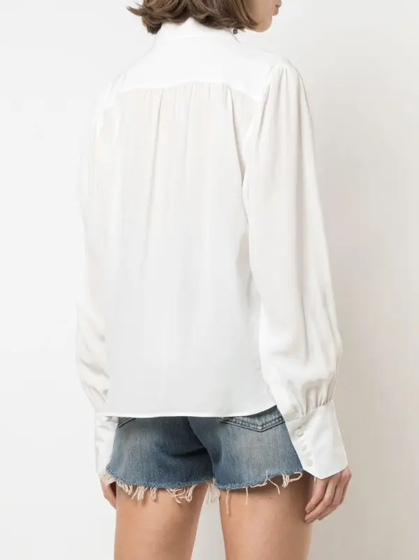 Saint Laurent Pointed Collar Shirt