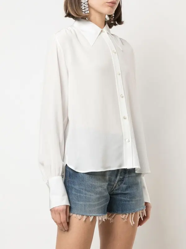 Saint Laurent Pointed Collar Shirt