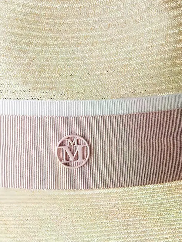 MAISON MICHEL Henrietta Fedora Hat - Neutrals