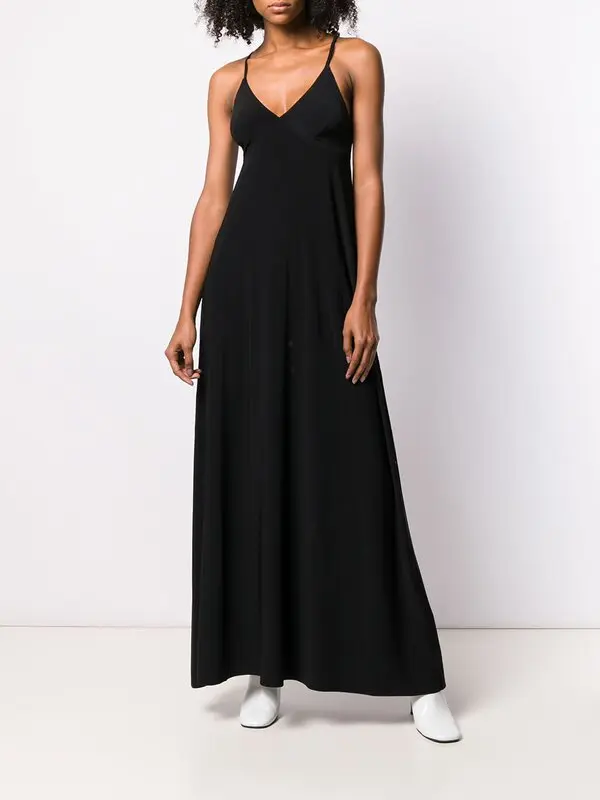 Norma Kamali V-neck Maxi Dress