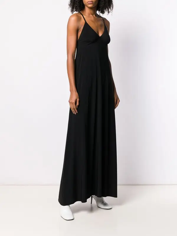 Norma Kamali V-neck Maxi Dress