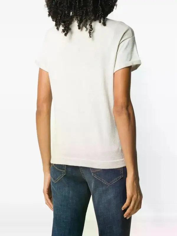 Brunello Cucinelli Crew Neck T-shirt - Neutrals