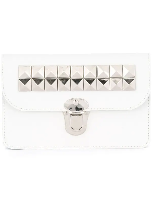 Comme Des Garçons Studs Wallet - White