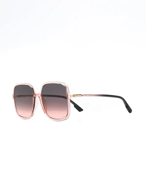 Dior Sostellaire1 Square-Frame Sunglasses In Pink - 35% Off