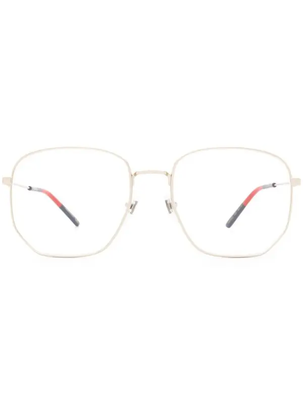 Gucci Octagon Eyeglasses - Gold