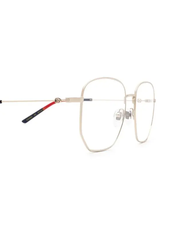 Gucci Octagon Eyeglasses - Gold
