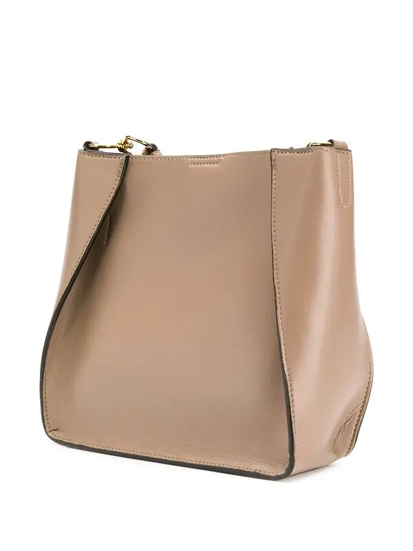 Stella McCartney Logo Shoulder Bag - Neutrals