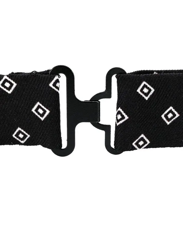 Dolce & Gabbana Bandana Print Bow Tie - Black