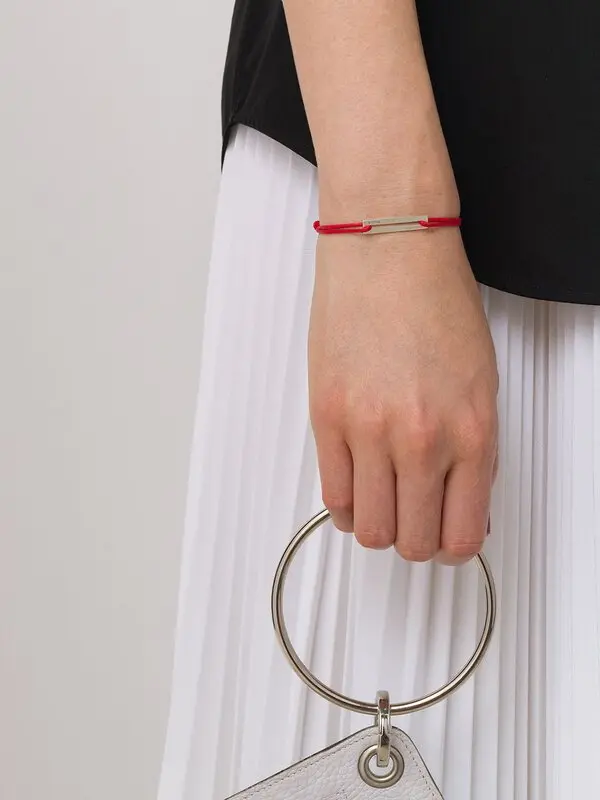 Le Gramme 17/10g Cord Bracelet - Red