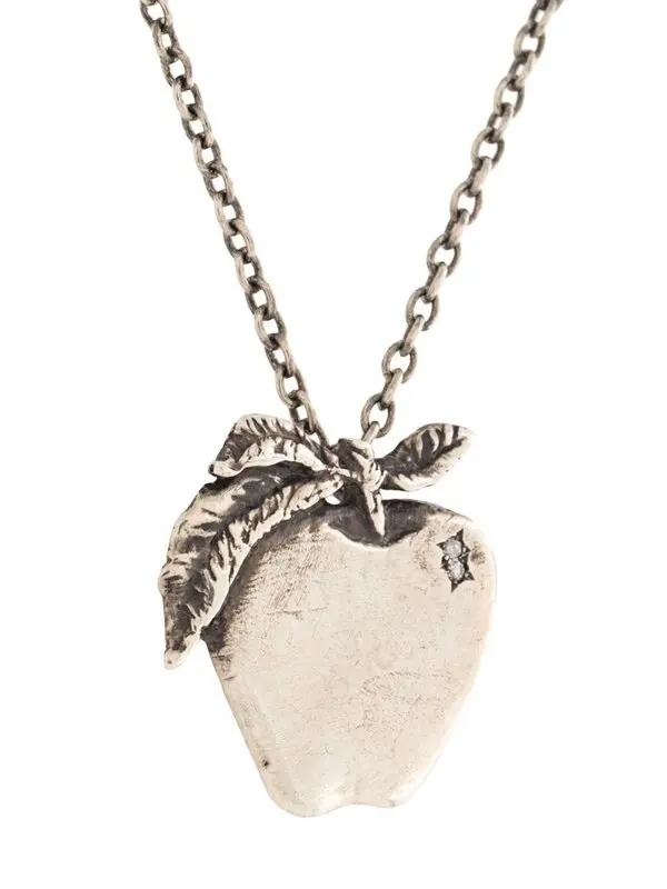 Undercoverism Apple Necklace In Silver - 47% Off | Editorialist