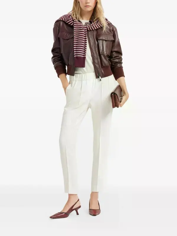 Brunello Cucinelli Long-sleeve Knitted Top - Neutrals