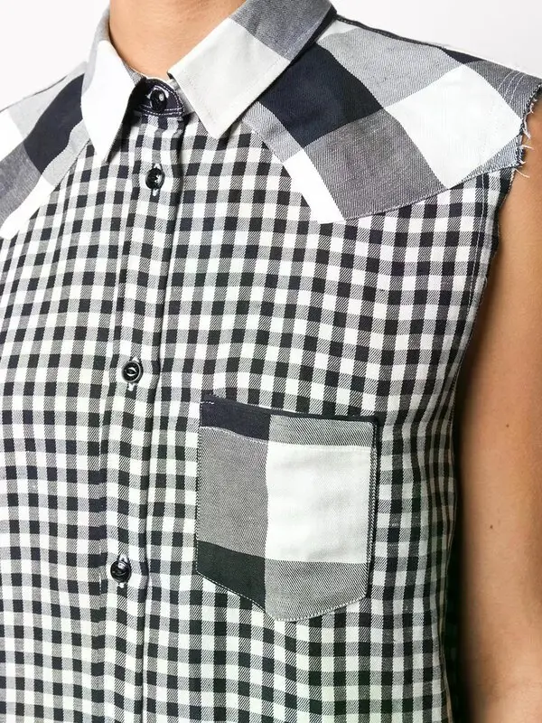 Woolrich Panelled Checked Shirt