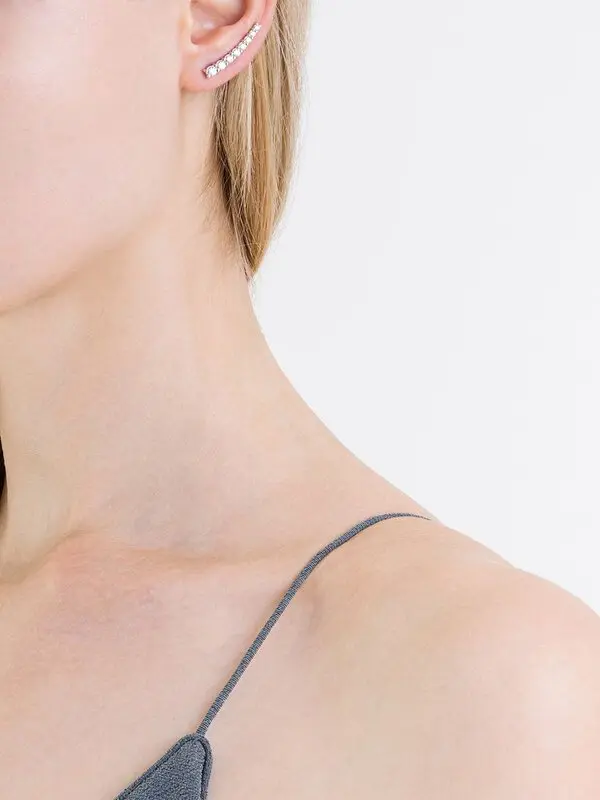 ALINKA Dasha White Diamond Left Side Slider Earring - Metallic