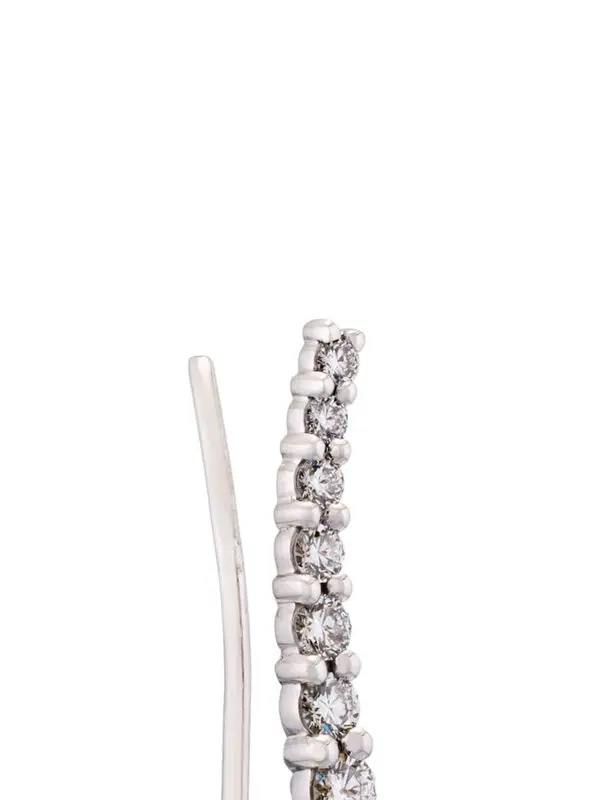 ALINKA Dasha White Diamond Left Side Slider Earring - Metallic