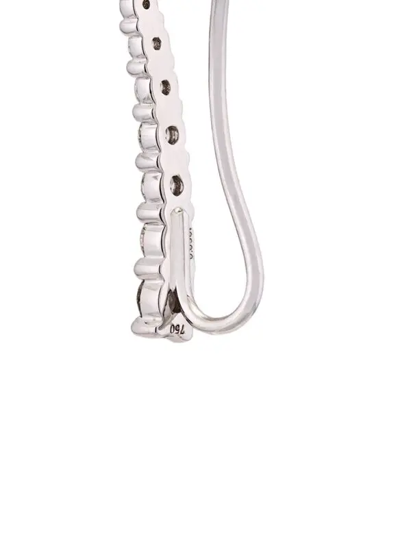ALINKA Dasha White Diamond Left Side Slider Earring - Metallic