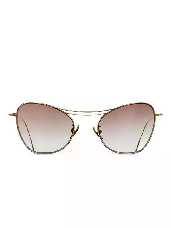 CUTLER & GROSS Cat-eye Sunglasses - Gold