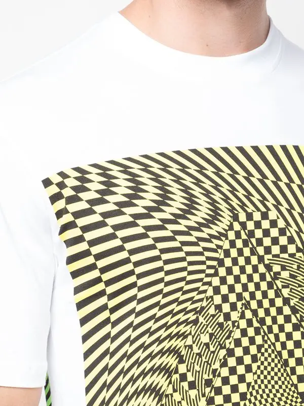 PALACE Mash Eye Illusion-print T-shirt - White