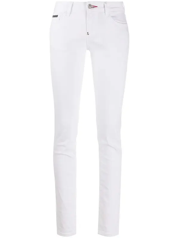 Philipp Plein Skinny Jeans - White
