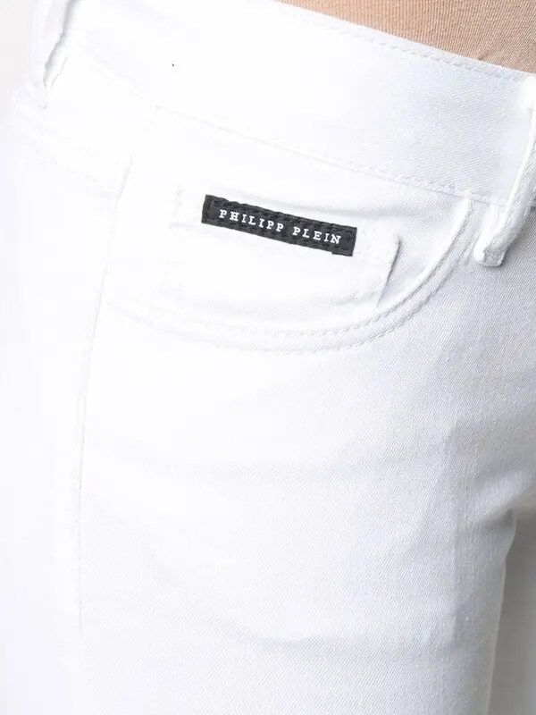 Philipp Plein Skinny Jeans - White