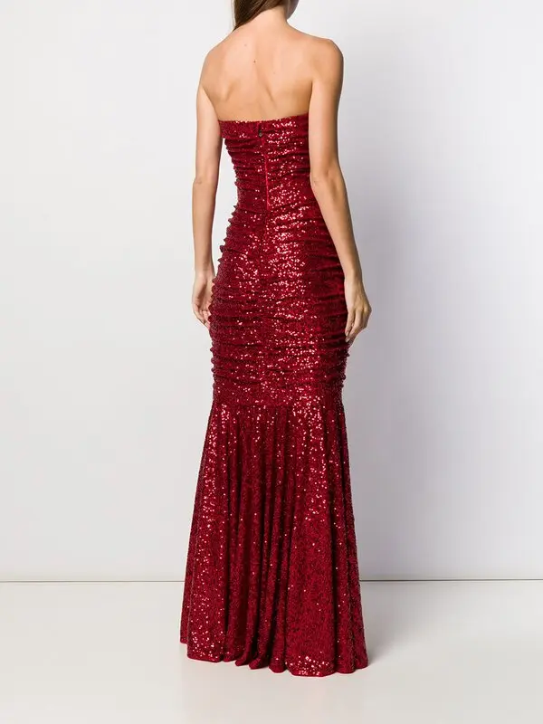 Dolce & Gabbana Sequin-embellished Draped Gown