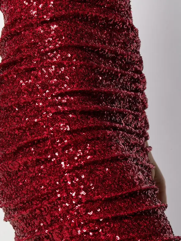 Dolce & Gabbana Sequin-embellished Draped Gown
