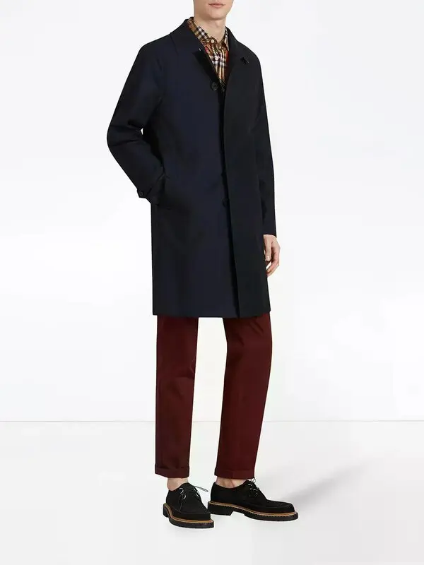 Burberry Camden Raincoat - Blue