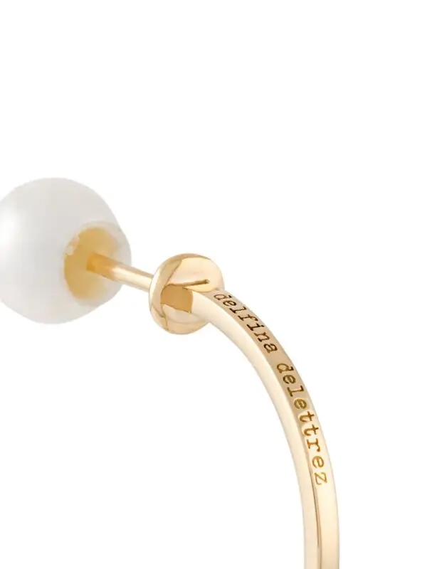 Delfina Delettrez Trillion Diamond Earring - Metallic