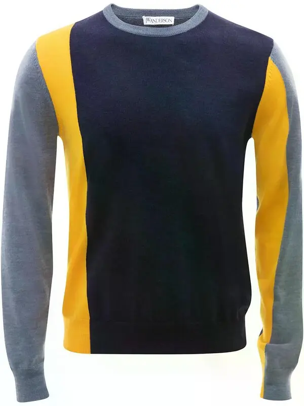JW Anderson Colour-block Long-sleeve Jumper