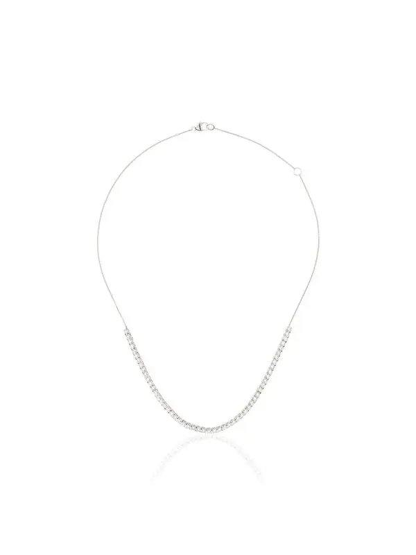 DANA REBECCA DESIGNS 14kt White Gold And Diamond Necklace - Silver