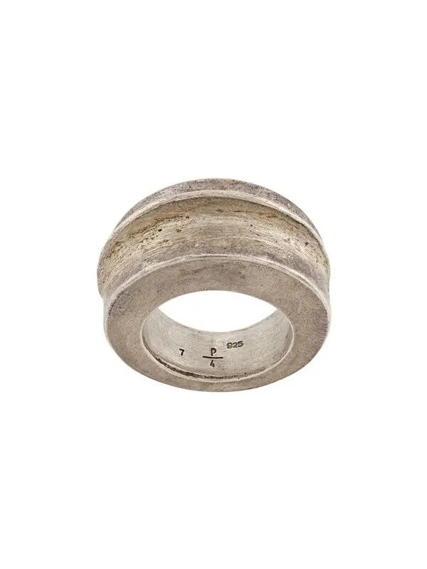 PARTS OF FOUR Foldform Crescent Ring - Silver