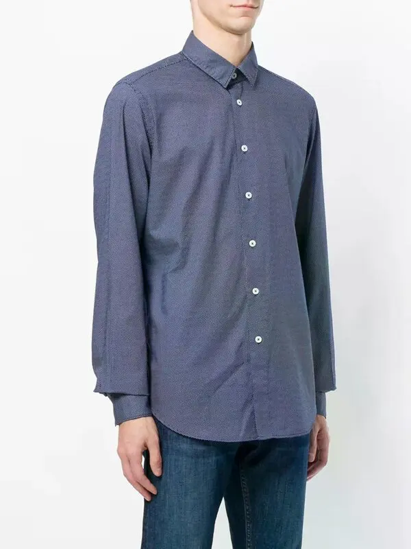 DELL'OGLIO Long Sleeved Button Up Shirt