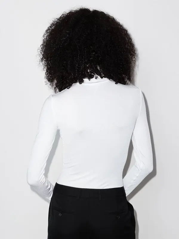 Wolford Colorado Turtleneck Bodysuit - White