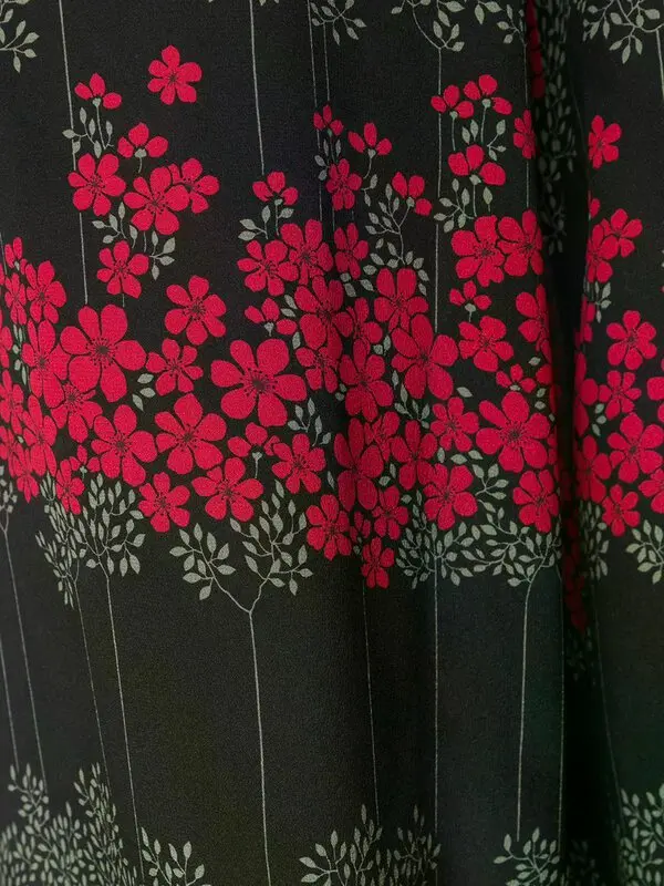 Red Valentino Floral Flared Trousers