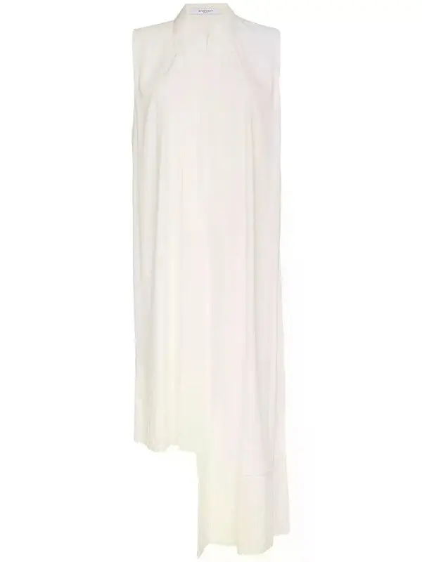Givenchy Fringe-trimmed Silk-crepe Top