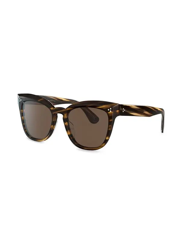 Oliver Spencer Marianela Square Sunglasses - Black