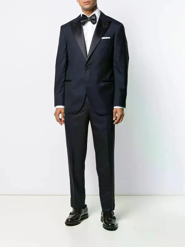 Brunello Cucinelli Peak-lapel Suit - Blue
