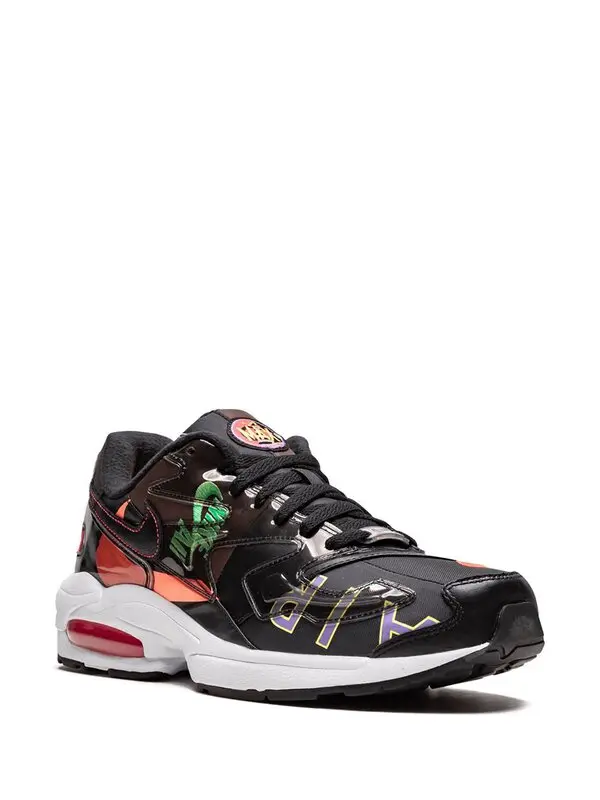 Nike X Atmos Air Max 2 Light Qs Logos Alternative Sneakers - Black