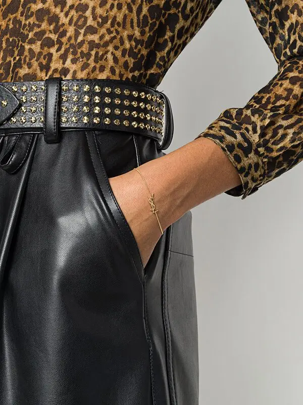 Saint Laurent Interlocking Monogram Bracelet