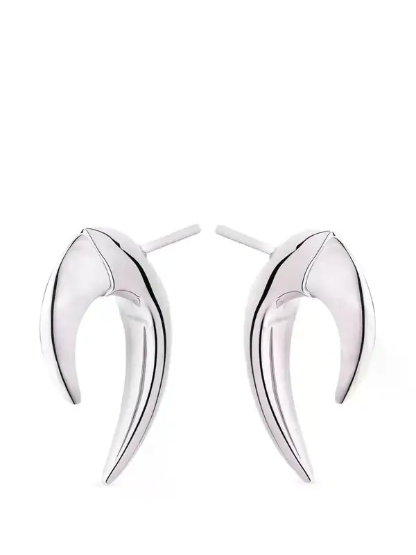 SHAUN LEANE Mini Talon Earrings - Silver