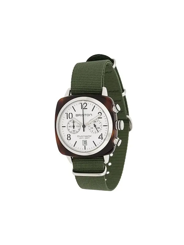 BRISTON Clubmaster Classic Chrono 40mm - Green
