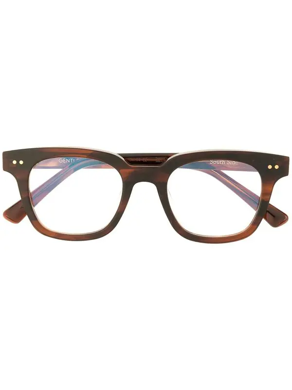 Gentle Monster South Side B4 Square-Frame Glasses - Brown