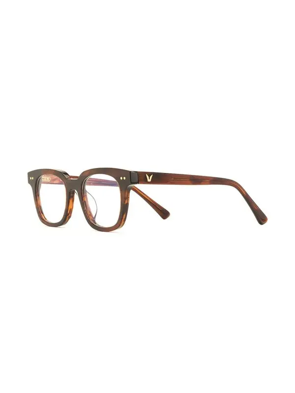 Gentle Monster South Side B4 Square-Frame Glasses - Brown