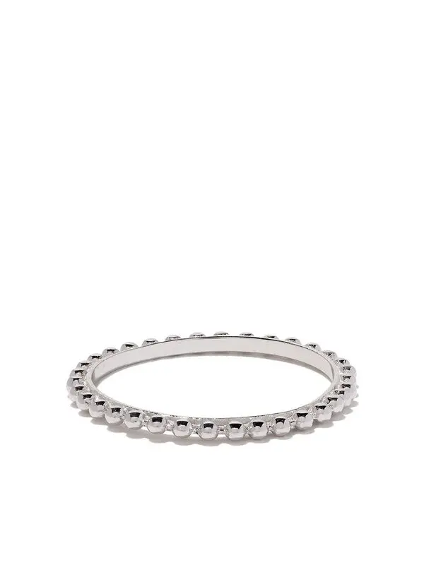 WOUTERS & HENDRIX 18kt Ball Chain Ring - Silver