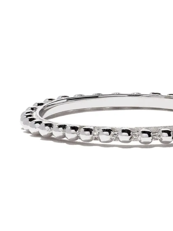 WOUTERS & HENDRIX 18kt Ball Chain Ring - Silver