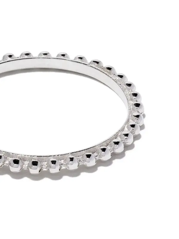 WOUTERS & HENDRIX 18kt Ball Chain Ring - Silver