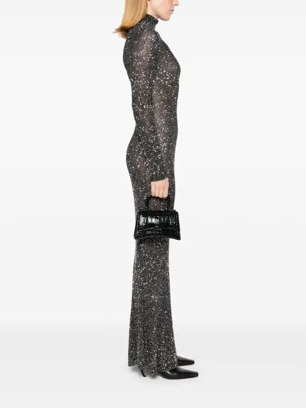 Balenciaga Hourglass Xs Top-handle Bag - Black